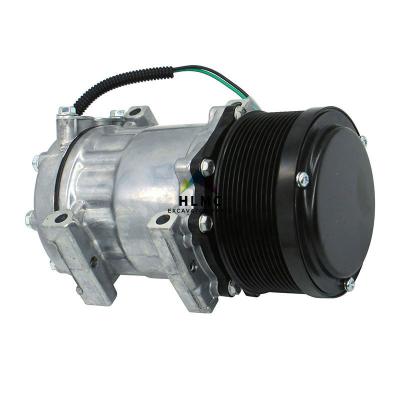 China 320D E320D Excavator Air Conditioning Compressor 12PK 24V 372-9295 3729295 for sale