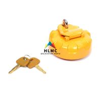 China ISO9001 Excavator Spare Parts SY215 SY235 Diesel Fuel Tank Cap Cover Anti Theft for sale