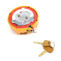 China ISO9001 Excavator Spare Parts SY215 SY235 Diesel Fuel Tank Cap Cover Anti Theft for sale