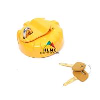 China ISO9001 Excavator Spare Parts SY215 SY235 Diesel Fuel Tank Cap Cover Anti Theft for sale
