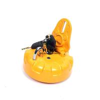 China E200B Fuel Tank Lock Cover Fuel Tank Cap With Keys  Excavator for sale