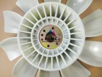 China White Excavator Engine Parts 10 Blades 8 Holes 4D102 Diesel Engine Cooling Fan Blade for sale