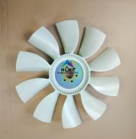 China 10 Blades 6 Holes Engine Fan Blade 6D95 Engine Excavator Spare Parts for sale