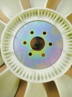 China 10 Blades 6 Holes Engine Fan Blade 6D95 Engine Excavator Spare Parts for sale