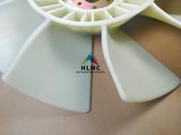 China Excavator Diesel Cooling Fan Blade 6 Holes 9 Blades 6D102 Construction Machinery Parts for sale