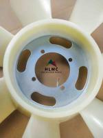 China PC40 Excavator Diesel Engine Cooling Fan Blade Rubber Mateial 47X48X13 cm for sale