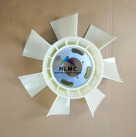 China PC40 Excavator Diesel Engine Cooling Fan Blade Rubber Mateial 47X48X13 cm for sale