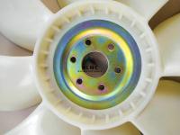 China 6 Holes 8 Blades Engine Cooling Fan Blade PC130-7 Excavator Parts for sale