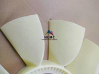 China 6 Holes 10 Blades Excavator Engine Parts Fan Blade PC130-7 for sale