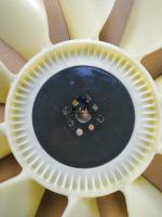 China Rubber Excavator Engine Parts Cooling Fan Blade HYUNDAI R130 for sale