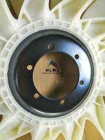 China R215-9 Excavator Engine Parts 6 Holes 12 Blades Engine Cooling Fan Blade for sale