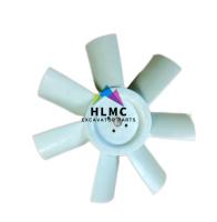 China 7 Blades 4 Holes Engine Fan Blade Mitsubishi 6D31 Excavator Motor Spare Parts for sale