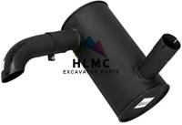 China 6754-11-5310 6D107 Excavator Engine Muffler PC220-8 PC200-8 Construction Machinery Parts for sale