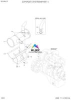 China 11N6-330311 1N6-33032 11N6-33033 Excavator Muffler Hyundai R210-7 R210LC-7 11N6-33034 for sale