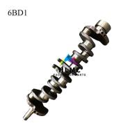 China 1-12310-437-0 Excavator Engine Parts 6BD1 EX200 EX200-2 EX200-3 Diesel Crankshaft for sale
