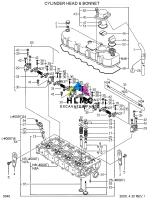 China Yanmar 129407-11700 4TNE84 4TNE88 Cylinder Head 4TNE88-AD 4TNE88-EAD 4TNE88-EBE1 Machinery Engine Parts for sale