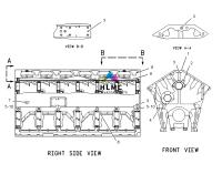 China 3412E Diesel Engine Cylinder Block CA1261377 126-1377 1261377 for sale