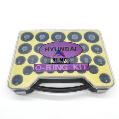 China 800 PCS Excavator Repair Oil Seal Rubber O-ring Kit Box For Hyundai for sale