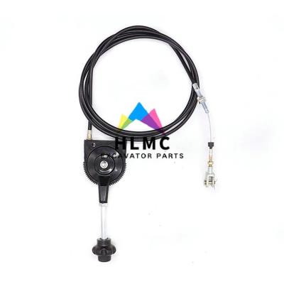 China Manual Hand Throttle Control Cable 2m 2.5m 3m Excavator Parts Accelerator Cable for sale