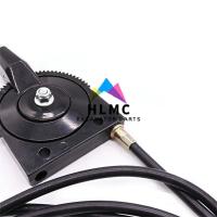 China Manual Hand Throttle Control Cable 2m 2.5m 3m Excavator Parts Accelerator Cable for sale