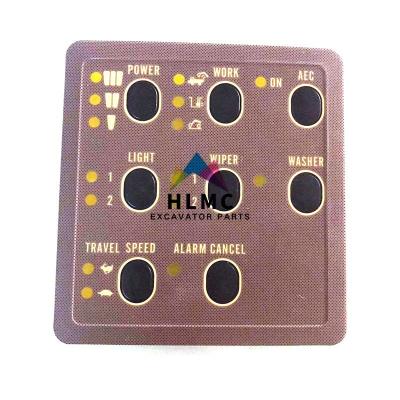 China Excavator Parts E312 E320 Excavator Monitor Display Panel Surface Sticker for sale