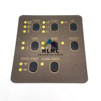 China Excavator Parts E312 E320 Excavator Monitor Display Panel Surface Sticker for sale