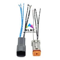 China Excavator Accessories Are Suitable 312B 320B Refueling Door Motor Motor 6 Wire Harness Plug for sale