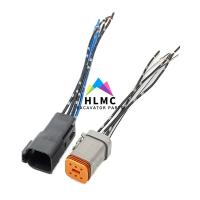 China Excavator Accessories Are Suitable 312B 320B Refueling Door Motor Motor 6 Wire Harness Plug for sale