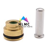 China 118-4086 Excavator Joystick Pusher Manufacturer Directly E320  15mm Bullet Head Hydraulic Walking Pusher for sale
