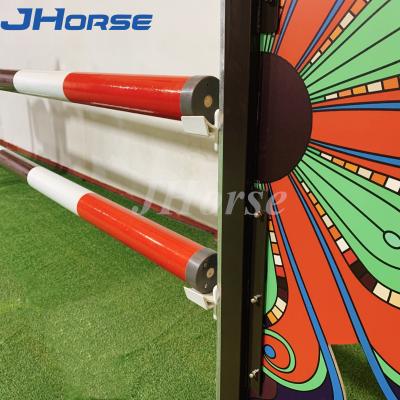 China Horse Show Jumps Sponsor Jumps Customized shape equestrians Products Oxer-jumps Horse Show Jumps for sale