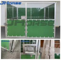 China Galvanized Portable Movable Horse Box Stable Barn Roof Shelter Horse Stall Panels for sale