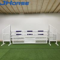 China Wooden Horse Jump Holes 3.5m Portable Aluminum Frame Custom-made Service Round Poles for sale