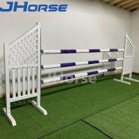 China Wooden Horse Jump Holes 3.5m Portable Aluminum Frame Custom-made Service Round Poles for sale