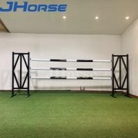 China White Outdoor Customized Equine Products Horse Show Jump Wooden Poles for sale