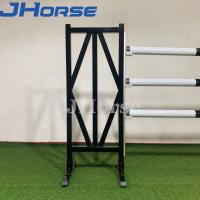 China White Outdoor Customized Equine Products Horse Show Jump Wooden Poles for sale