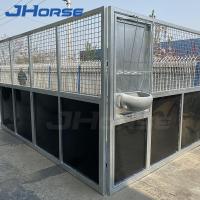 China HDPE Knife Scraping Cloth Infill Portable Horse Stall With Roof For Temporary Outdoor for sale