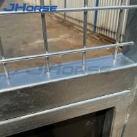 China HDPE Knife Scraping Cloth Infill Portable Horse Stall With Roof For Temporary Outdoor for sale
