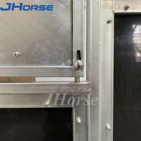China Farms Portable Prefab HDPG Horse Stables with Feeder and Modular Horse Stall Panels for sale