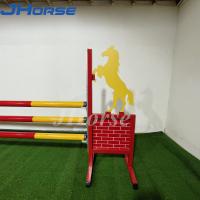 China Red Aluminum Horse Jump Block for HorseJumping with Keyhole Track for sale