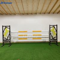 China Advantageous Aluminium Horse Jump Stands Perfect Protection for School Jumps Courses for sale