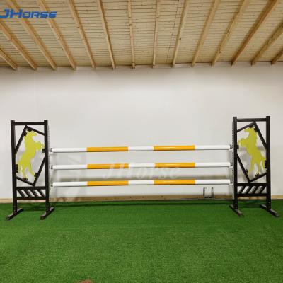 China Advantageous Aluminium Horse Jump Stands Perfect Protection for School Jumps Courses for sale
