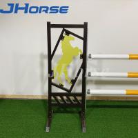 China Advantageous Aluminium Horse Jump Stands Perfect Protection for School Jumps Courses for sale