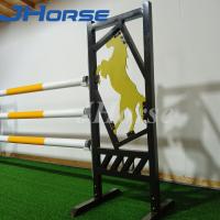 China Advantageous Aluminium Horse Jump Stands Perfect Protection for School Jumps Courses for sale