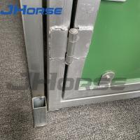 China HDPE Infill Portable Temporary Outdoor Prefab Galvanized Surface Horse Stables With Roof for sale