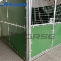 China HDPE Infill Portable Temporary Outdoor Prefab Galvanized Surface Horse Stables With Roof for sale