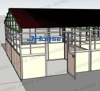 China HDPE Temporary Stable for Indoor and Outdoor Height 2.3m or Customized Weight KG 200 for sale