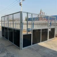 China Portable HDPE Fill Horse Stables Easy to Clean Durable Steel Frames Superior Strength for sale