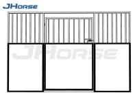 China Temporary Horse Stable Boxes Custom Made for Equestrian Events and Infill Vinyl Design for sale