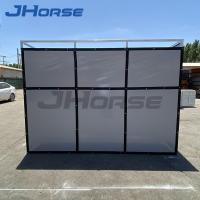 China Temporary Horse Stable Boxes Custom Made for Equestrian Events and Infill Vinyl Design for sale