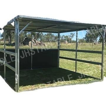 China Portable Horse Stables Shelters Australian Hot-Selling Factory Price Easy Installation UPVC Roof Material Customized Size for sale